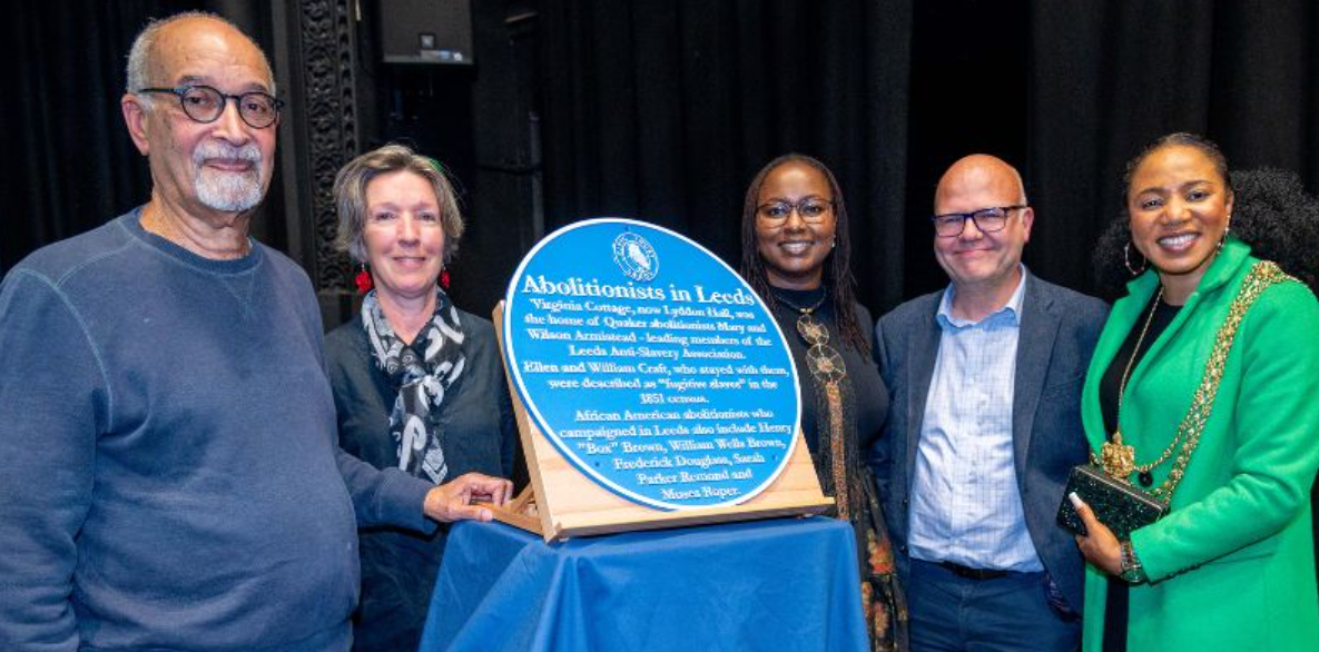 Blue plaque highlights anti-slavery history of Leeds | Faculty of Arts ...