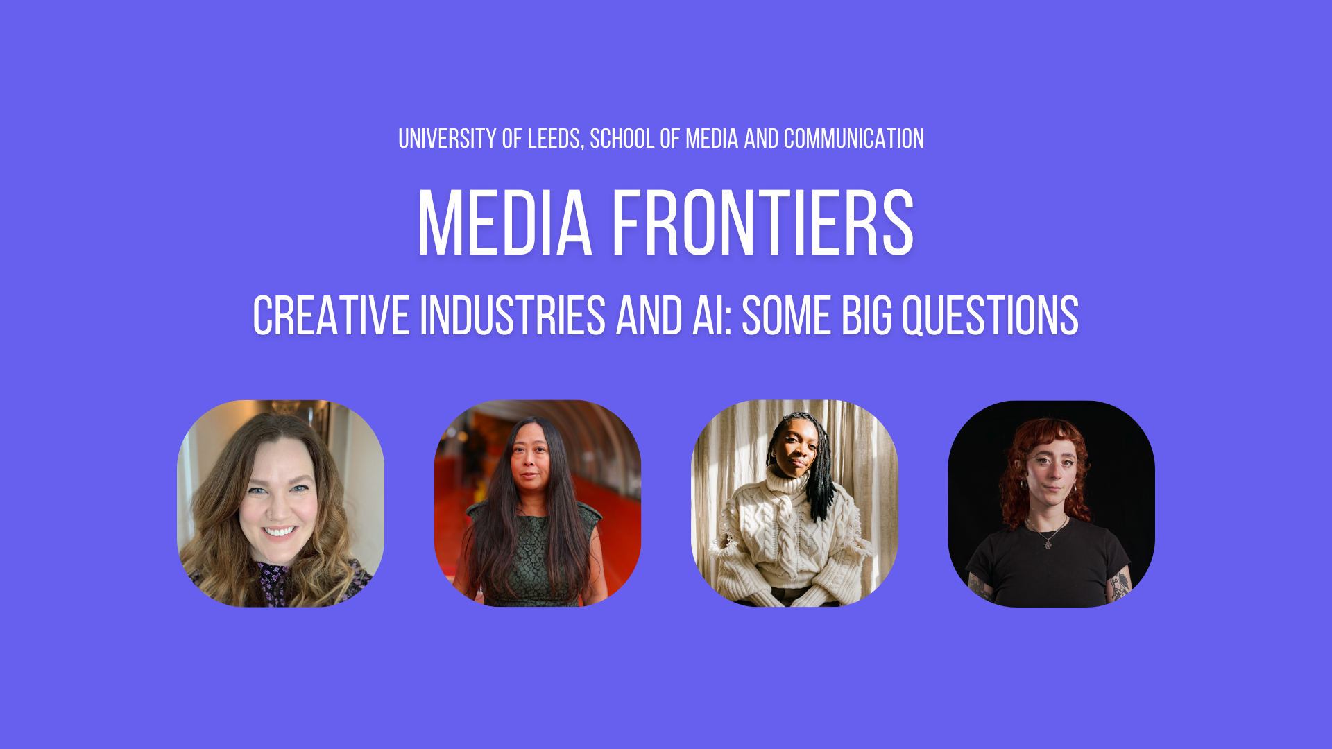 Media Frontiers: Creative Industries and AI, Some Big Questions ...